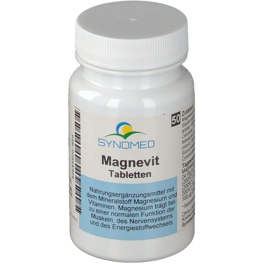 Magnevit Synomed Tablets 50 Pcs - VicNic.com